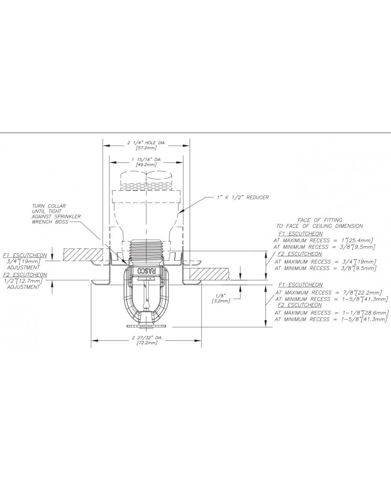 Sprinkler F1 SP - FireProtection24.eu